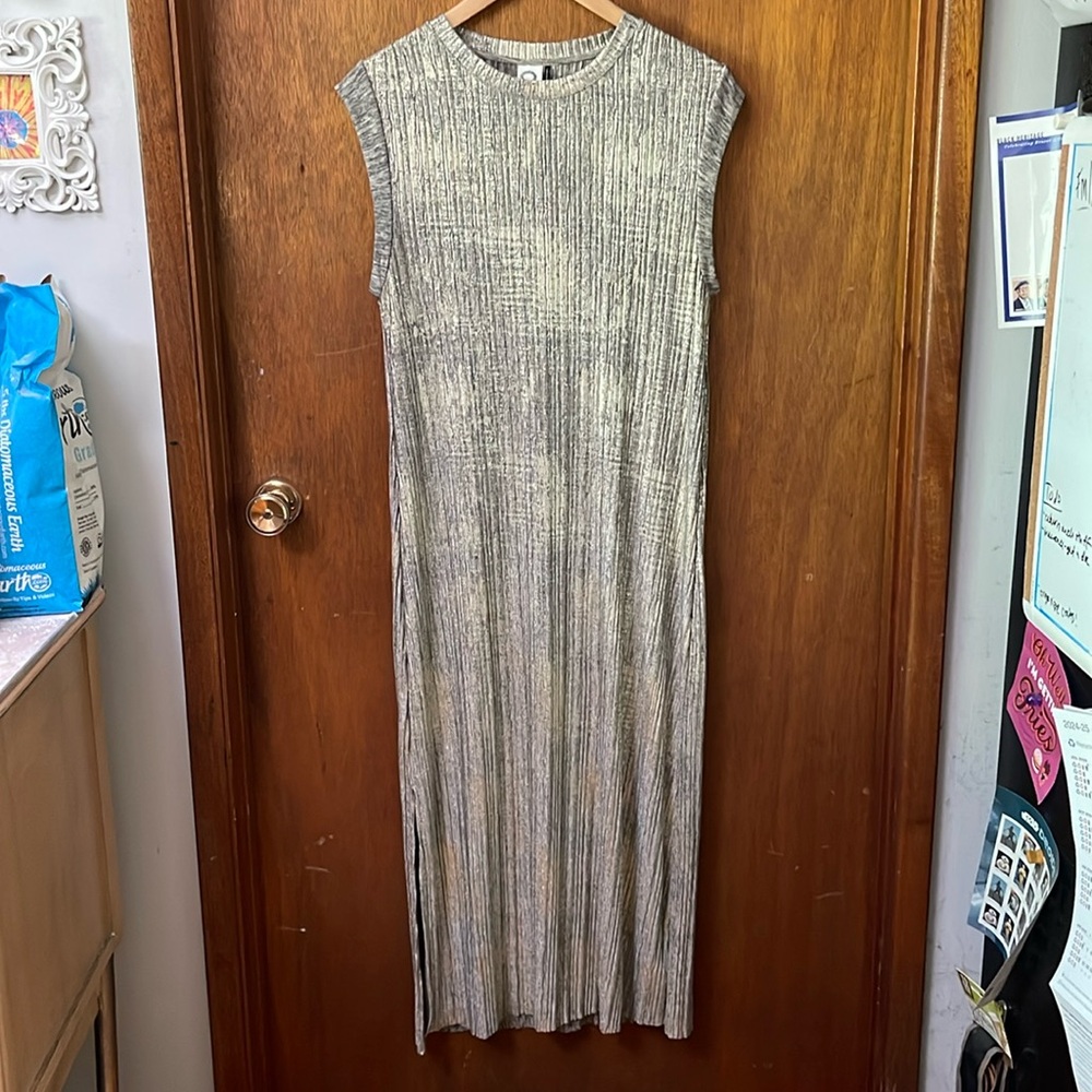 Akemi + Kin Anthropologie Midi Maxi Dress Gold - Gem